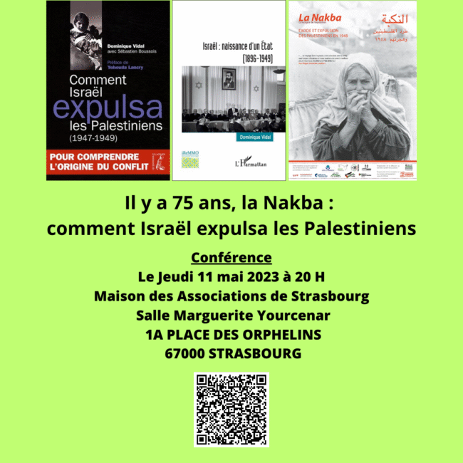 Conférence Israël/Palestine à Strasbourg - AMNESTY FR